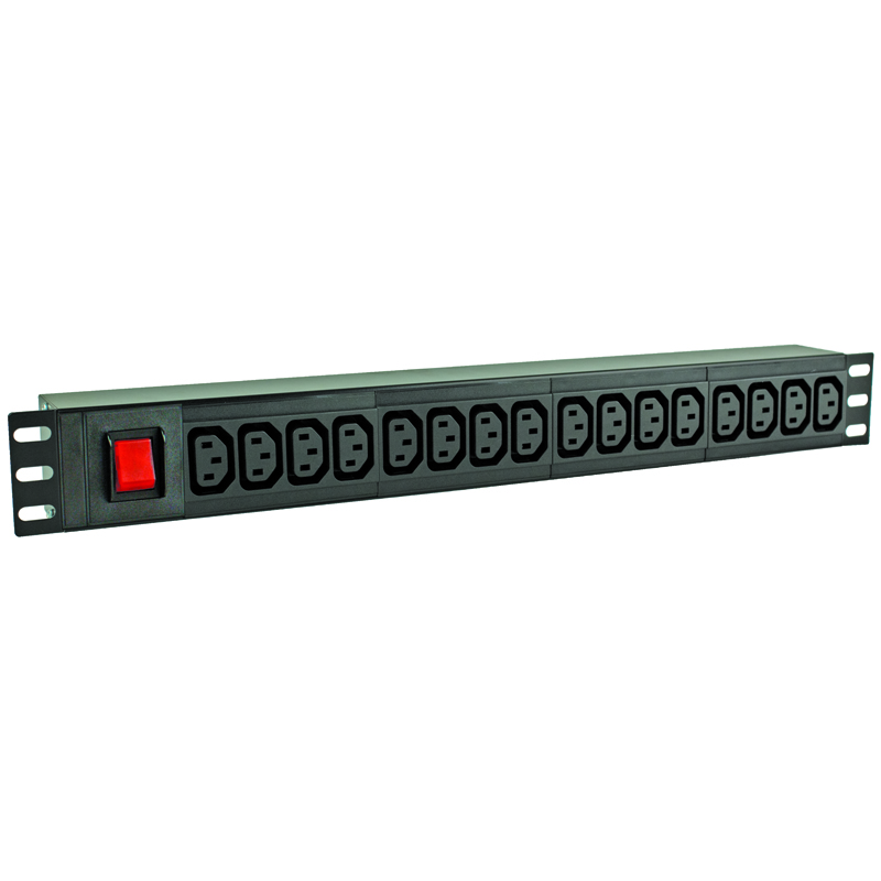 IEC C13 Switched 19" Horizontal Rack Mount - 16 Way - RPP